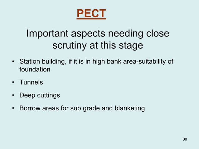 Indian Railways Surveying (RECT, PECT and FLS) | PPTX