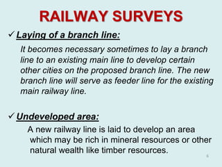 Indian Railways Surveying (RECT, PECT and FLS) | PPTX