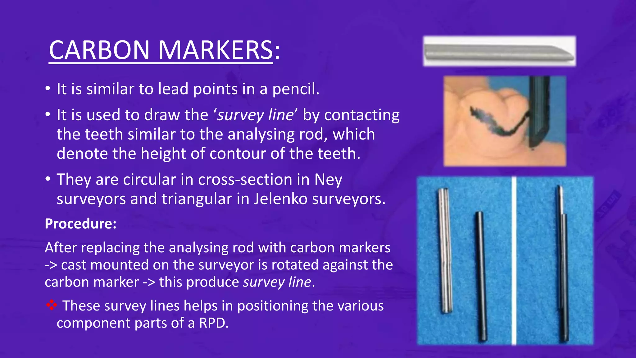 Surveying Tools. Prosthodontics 3rd year bds. Surveying. RPD ...