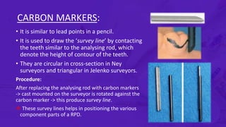 Surveying Tools. Prosthodontics 3rd year bds. Surveying. RPD ...