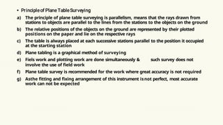COMPASS & PLANE TABLE SURVEY-NOTES SURVEYING.pptx
