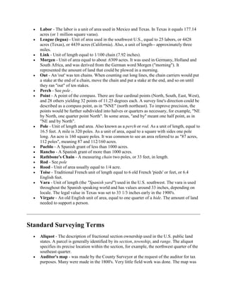 Surveying units and terms | DOCX