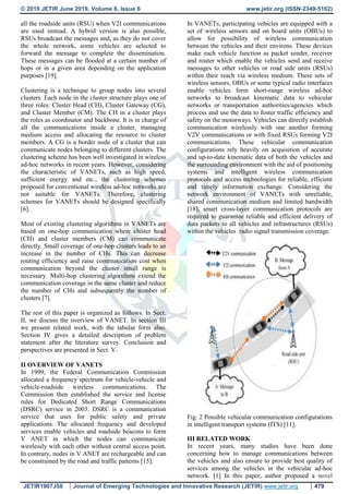 VANET Clustering Survey | PDF