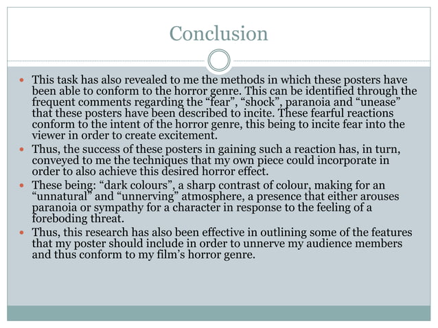 Survey Key Findings- Film Poster | PPT