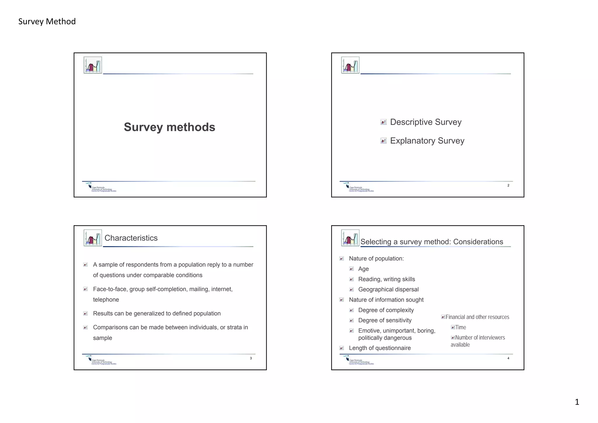 Survey method | PDF