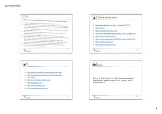 Survey method | PDF