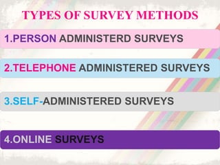 Survey method | PPSX