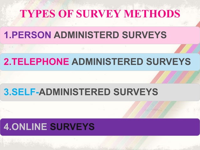 Survey method | PPSX