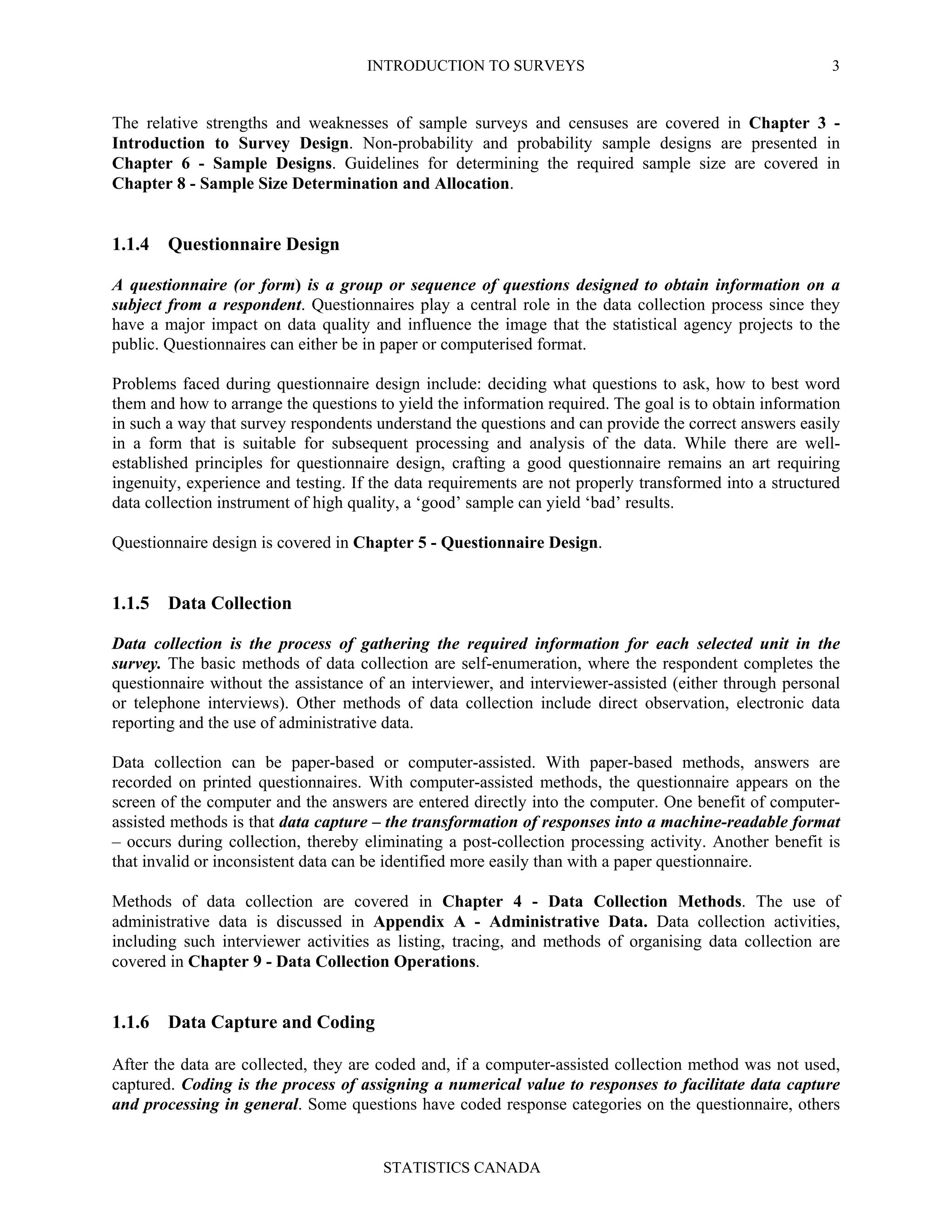 Survey methods and practice | PDF