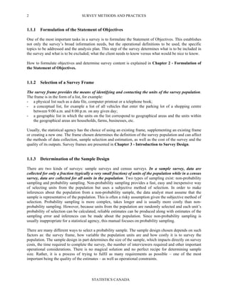 Survey methods and practice | PDF