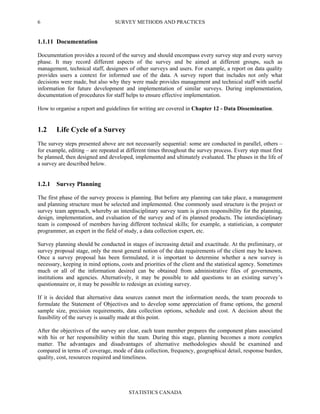 Survey methods and practice | PDF