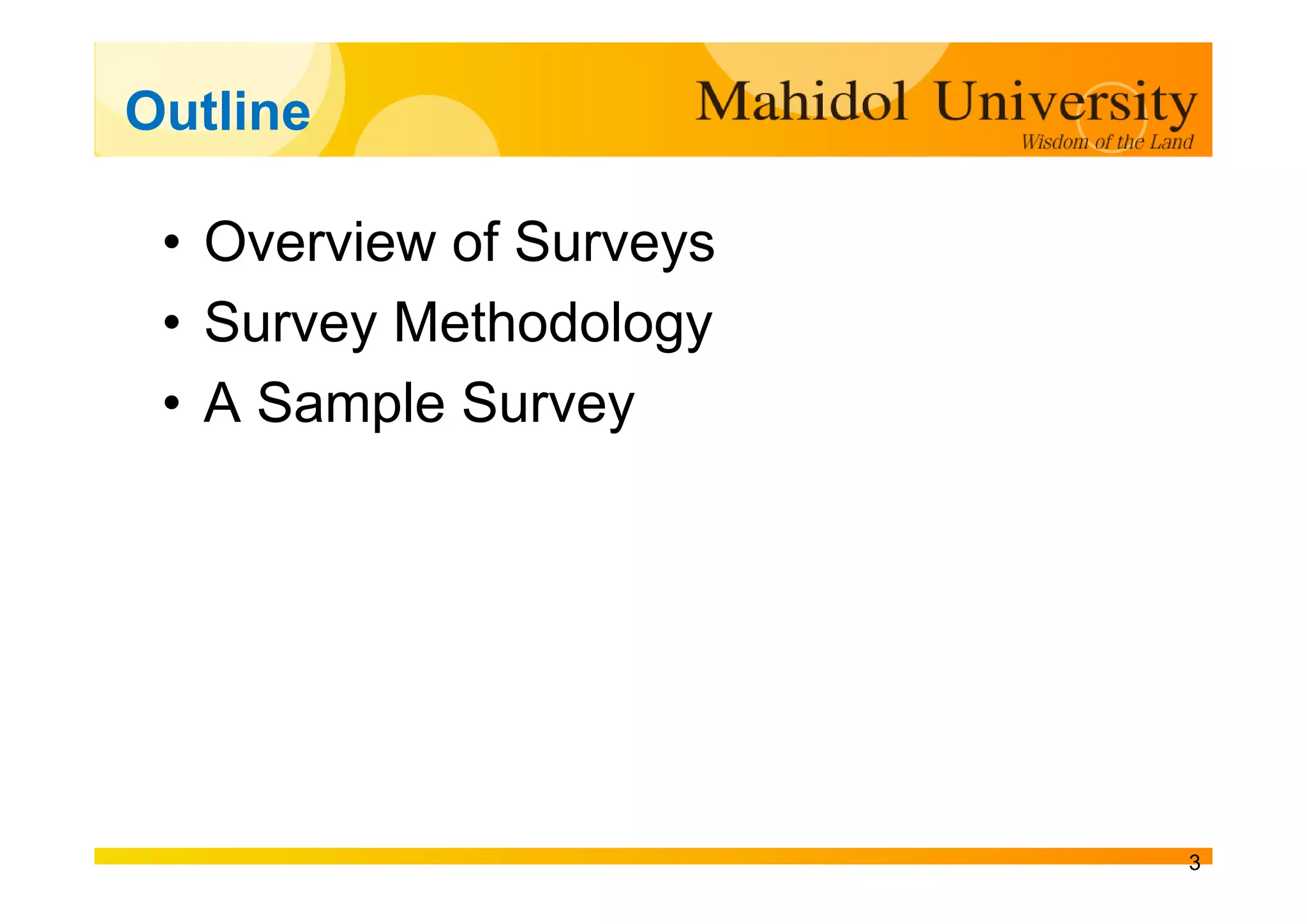 Survey Methods & Applications in Healthcare | PDF