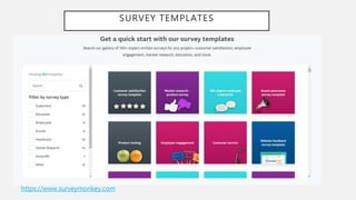 Survey Monkey SAAS ERP | PPTX