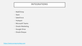 Survey Monkey SAAS ERP | PPTX