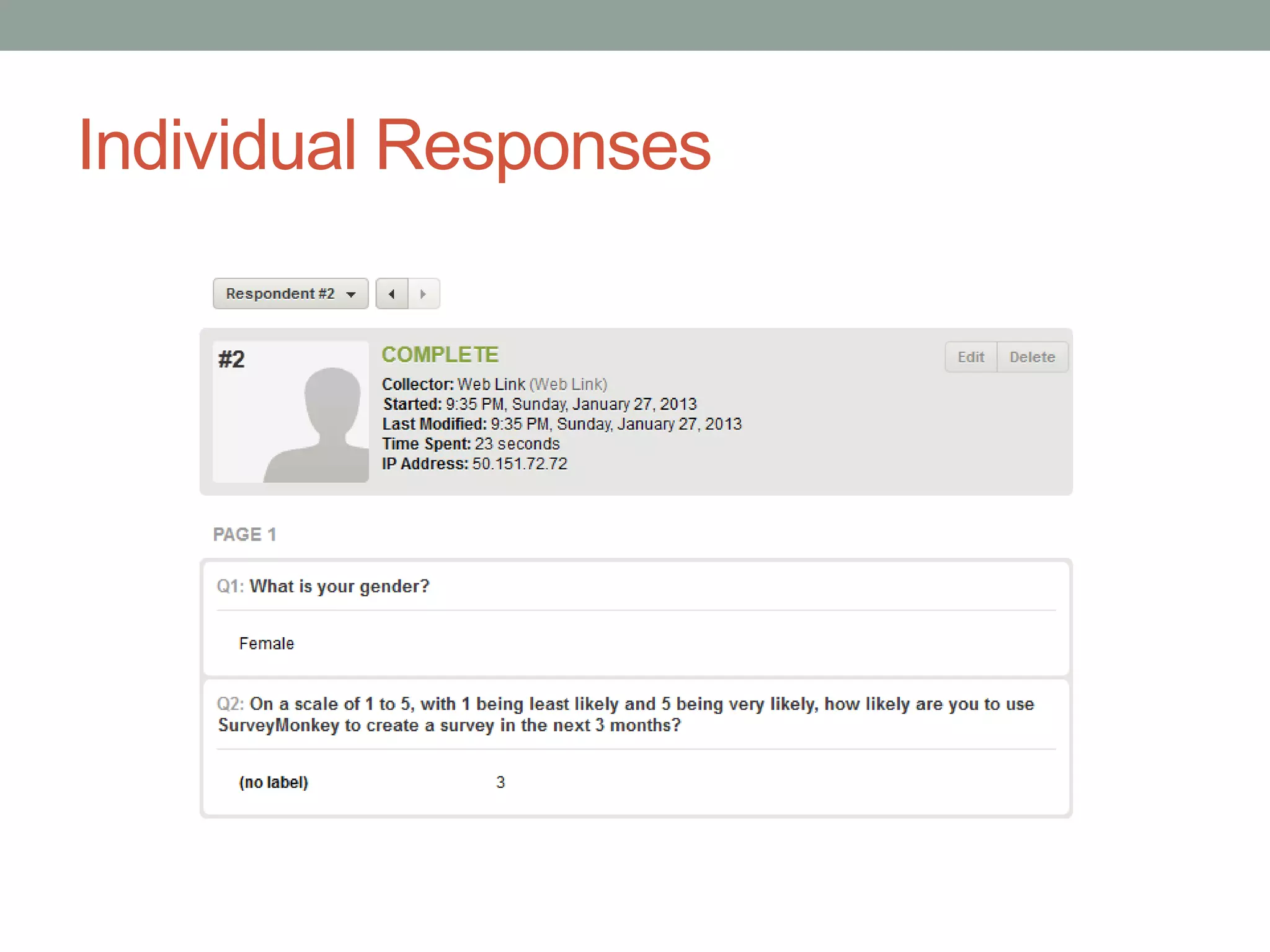 Review Survey Responses - SurveyMonkey | PPTX | Technology & Computing