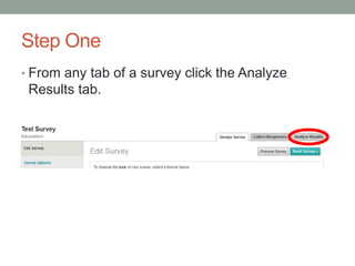 Review Survey Responses - SurveyMonkey | PPTX | Technology & Computing