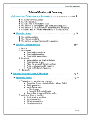 SurveyMonkey - Smart Survey Design Guide | PDF