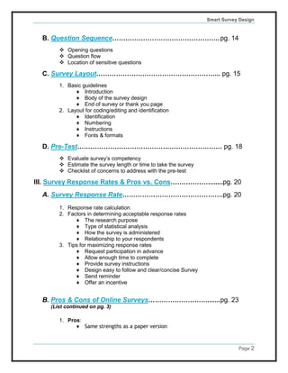 SurveyMonkey - Smart Survey Design Guide | PDF