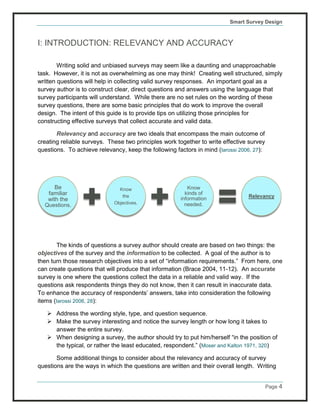 SurveyMonkey - Smart Survey Design Guide | PDF