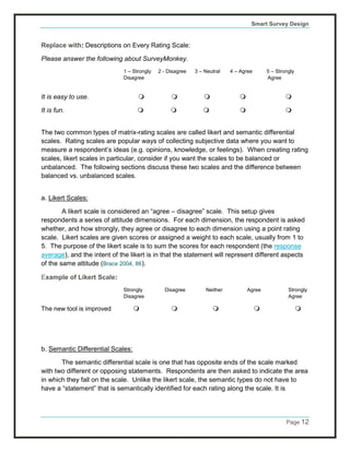 SurveyMonkey - Smart Survey Design Guide | PDF