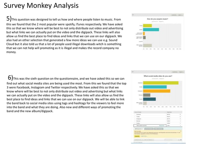 Survey monkey analysis | PPT