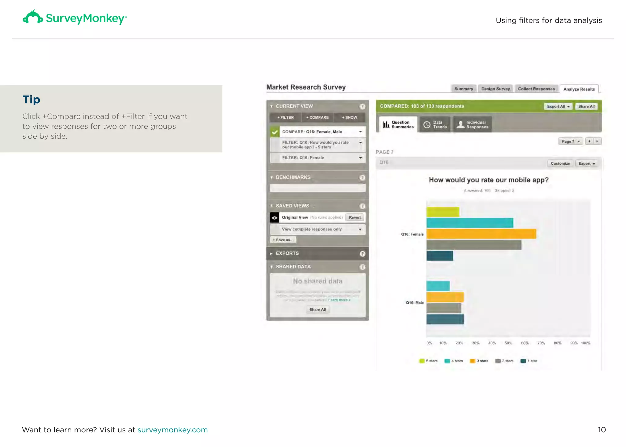 Guide: 7 ways to better filter your surveys | PPT