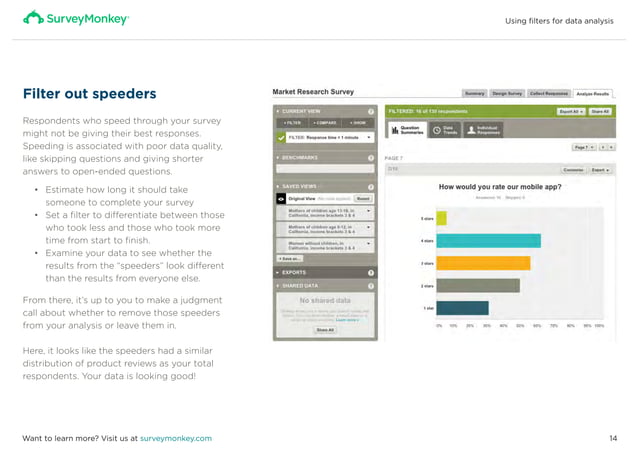 Guide: 7 ways to better filter your surveys | PPT