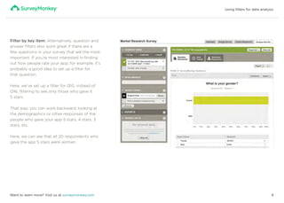 Guide: 7 ways to better filter your surveys | PPT