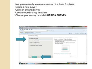 Survey monkey tutorial | PPTX