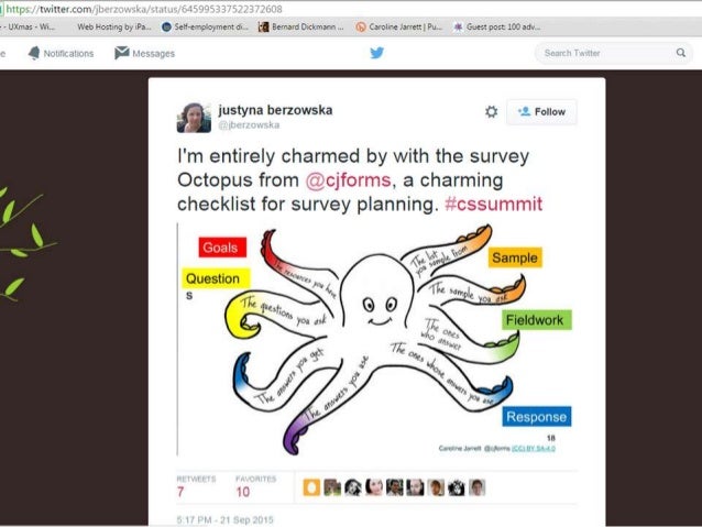 Survey Octopus TSE 2015 @cjforms