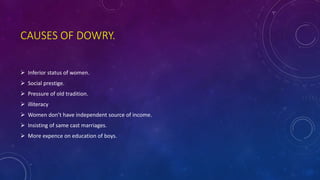Survey of dowry system in india | PPTX