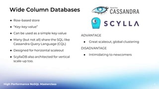 Survey of High Performance NoSQL Systems | PPTX