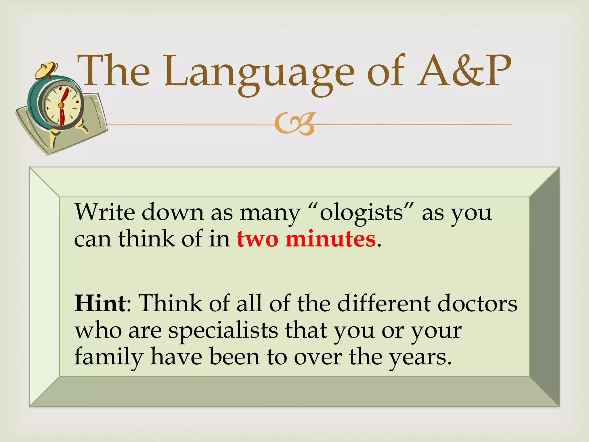 Survey of human anatomy and physiology Chapter 1 to 4 | PPTX