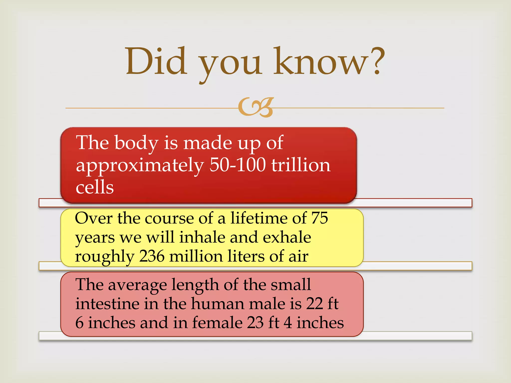 Survey of human anatomy and physiology Chapter 1 to 4 | PPTX