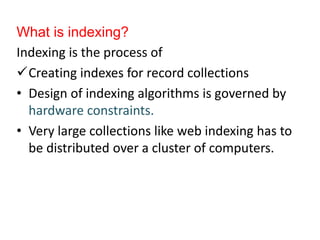 Indexing | PPTX