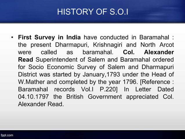 Survey of India | PPT