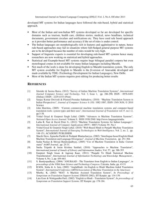 Survey of machine translation systems in india | PDF