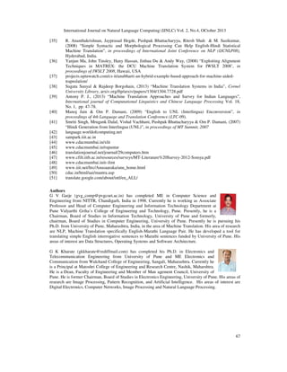 Survey of machine translation systems in india | PDF