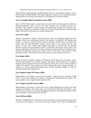 Survey of machine translation systems in india | PDF
