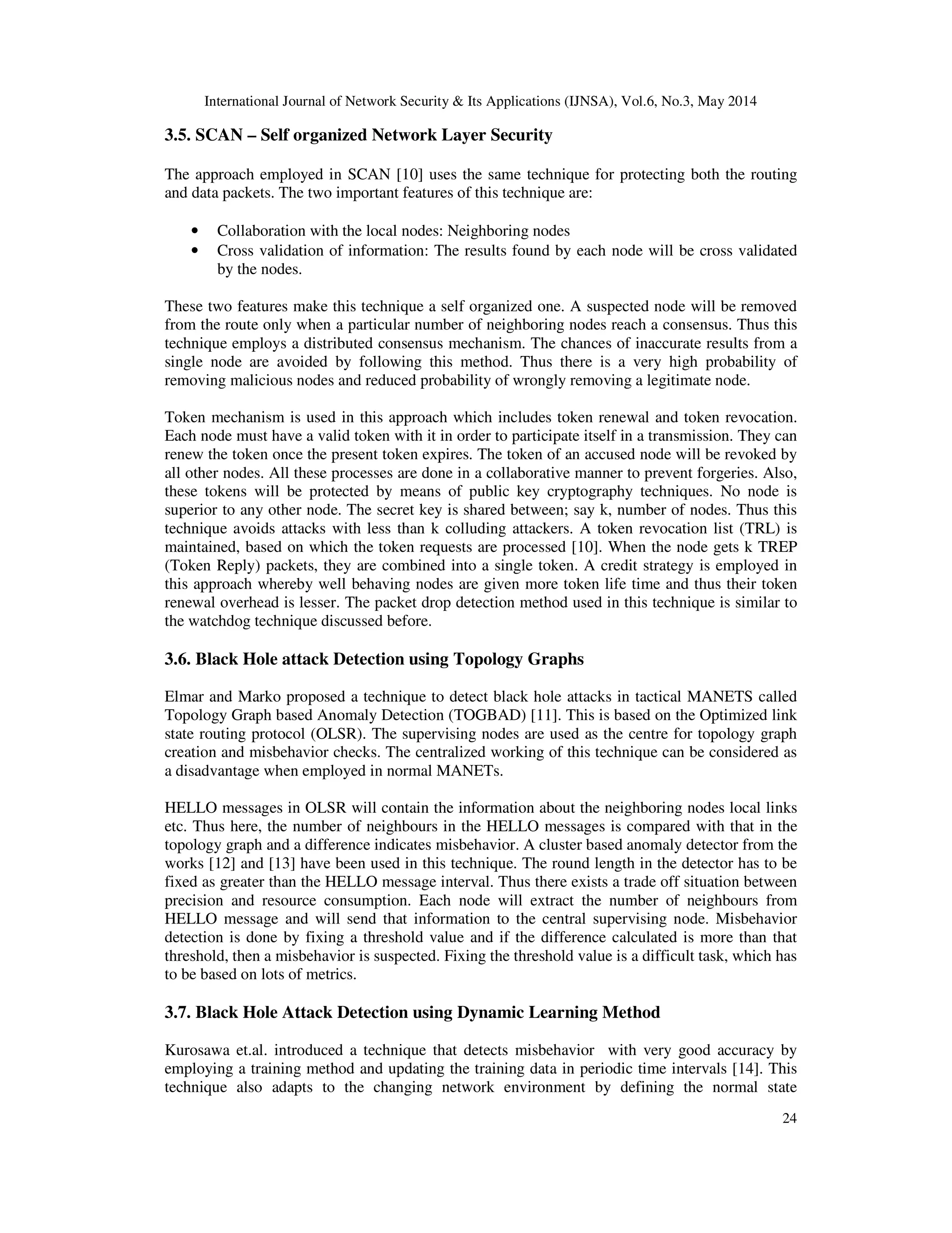 Survey Of Manet Misbehaviour Detection Approaches Pdf