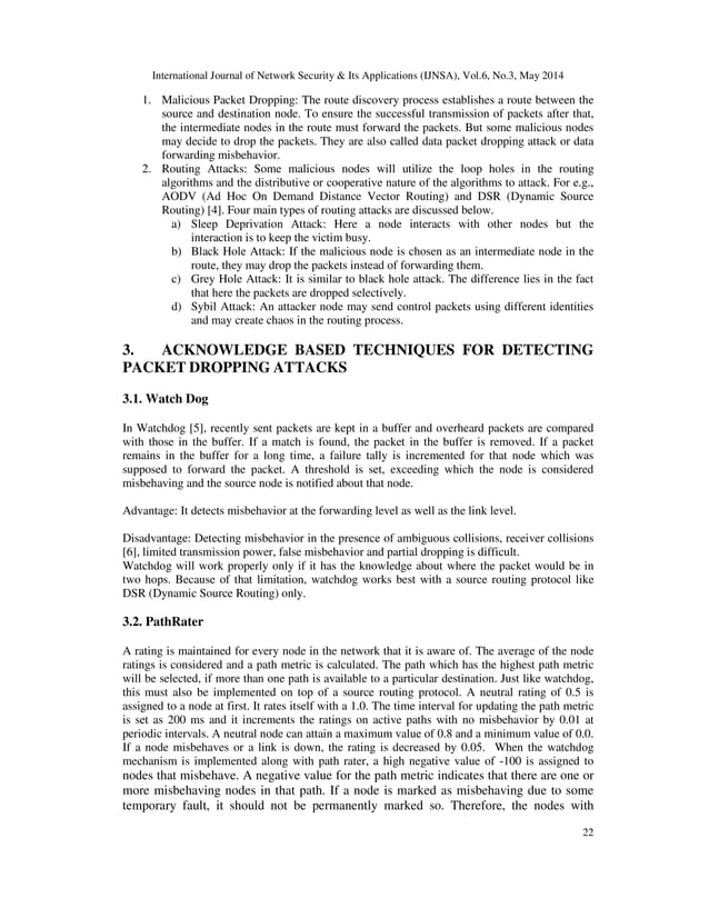Survey Of Manet Misbehaviour Detection Approaches Pdf