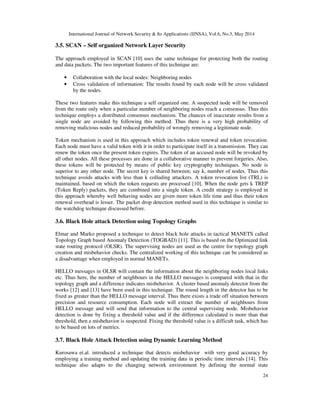 Survey of manet misbehaviour detection approaches | PDF