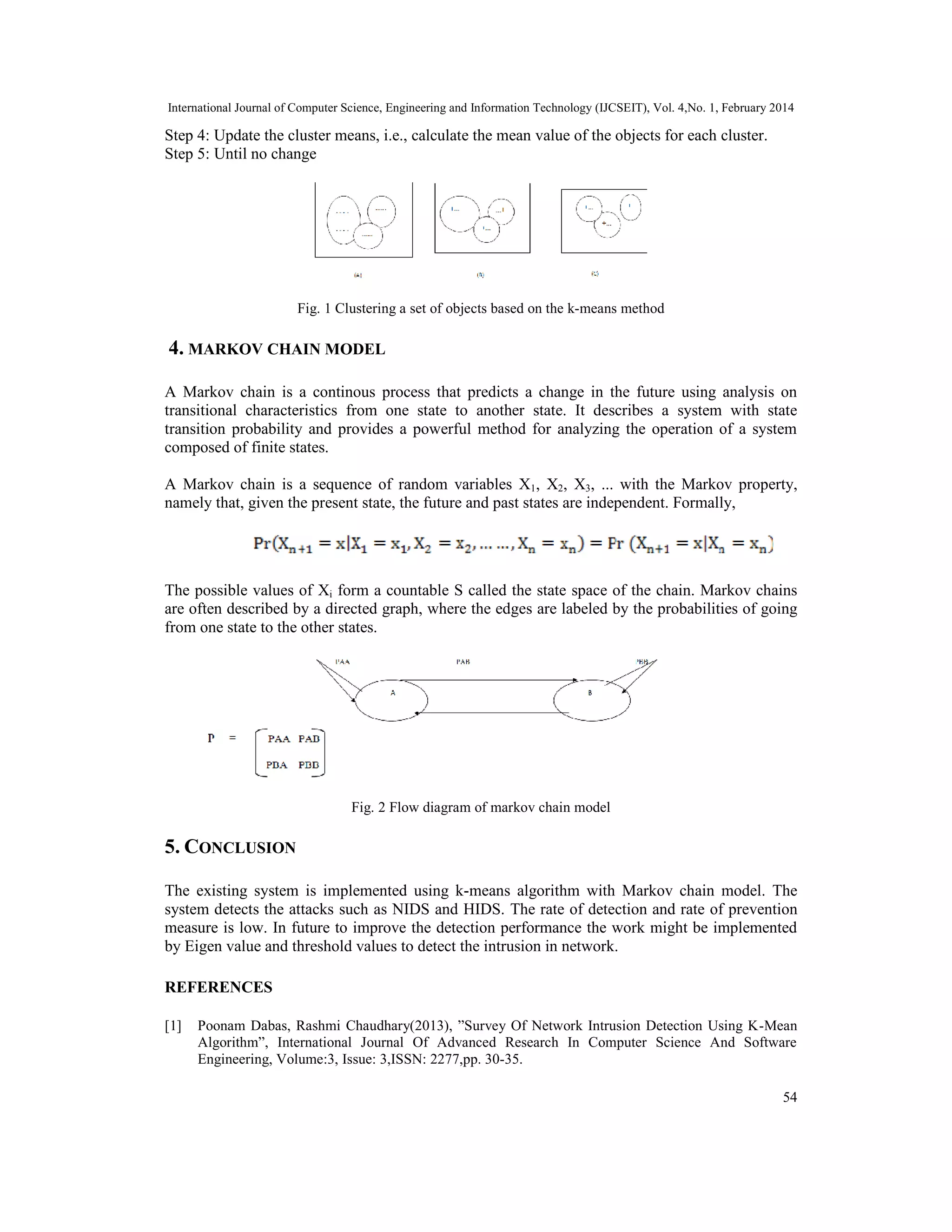 Survey of network anomaly detection using markov chain | PDF