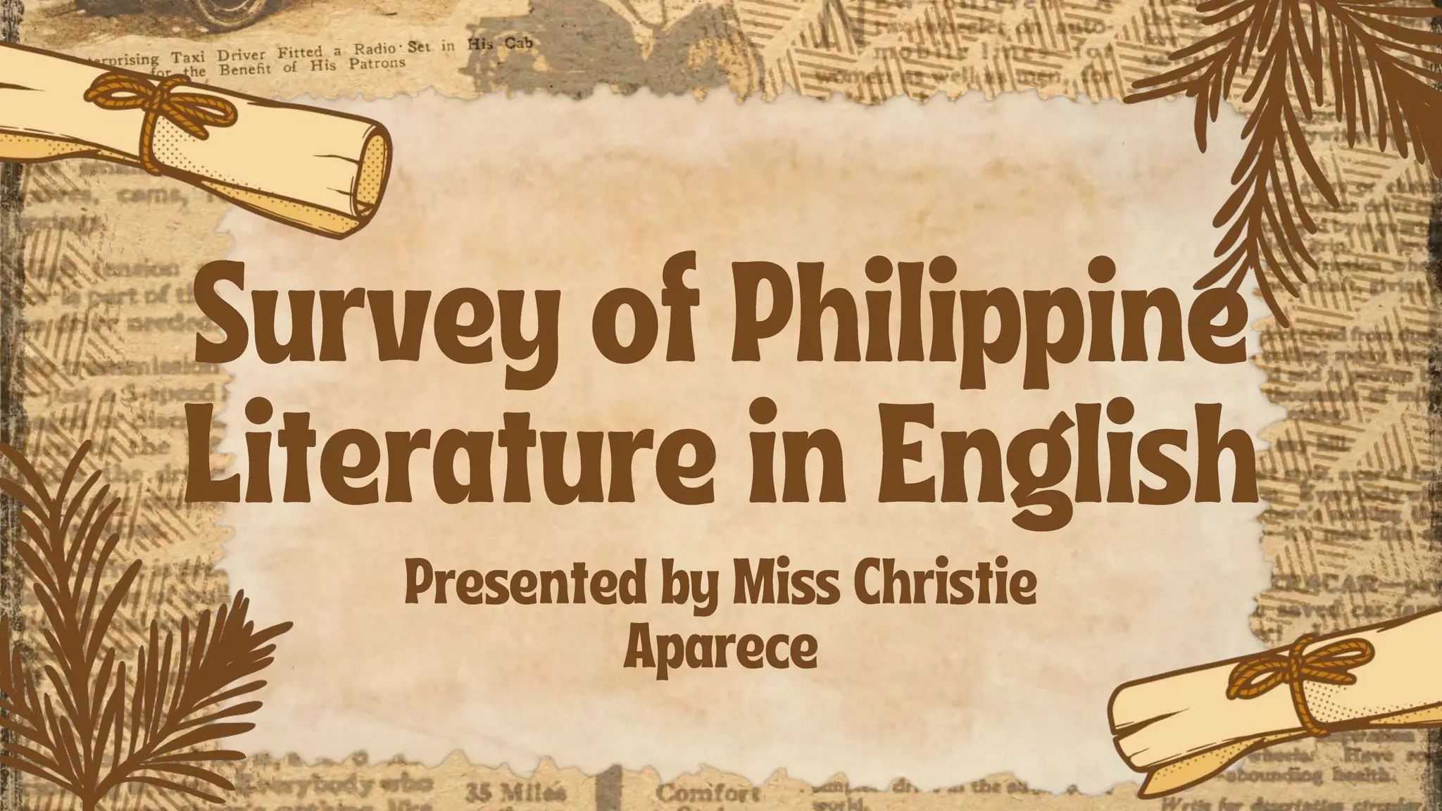 Survey Of Philippine Literature pptx survey-of-philippine-literature-pptx