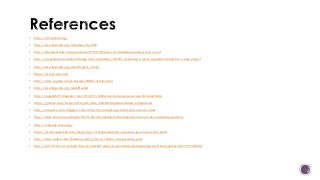 Survey of restful web services frameworks | PPTX | Web Development | Internet