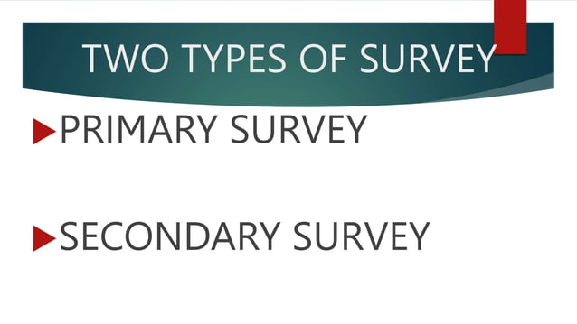 SURVEY OF THE SCENE AND THE VICTIMS.pptx | First Aid | Injuries