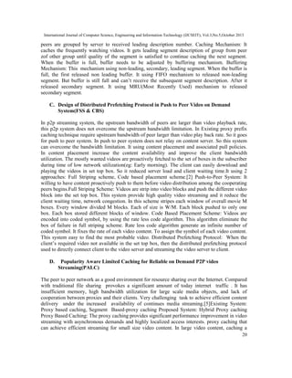 Survey on caching and replication algorithm for content distribution in peer to peer networks | PDF