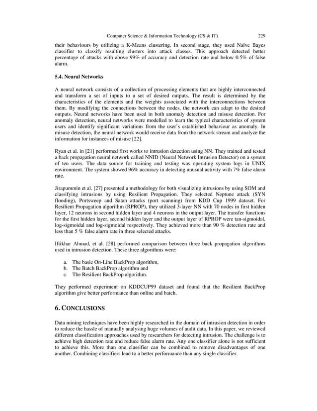 Survey On Classification Techniques For Intrusion Detection Pdf