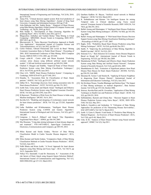 Survey On Data Mining Techniques In Heart Disease Prediction Pdf