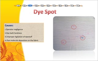 Dyeing Faults | PPT | Needlework | Arts and Crafts